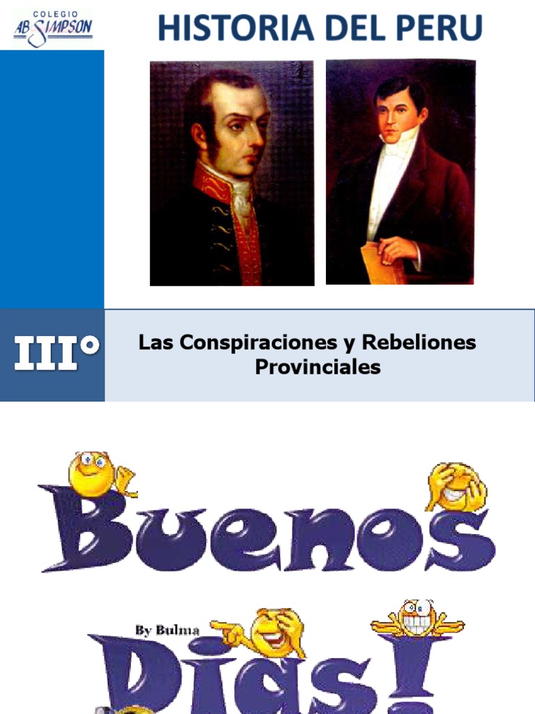 Rebelión de los Hermanos Angulo | PDF | Primer imperio francés ...