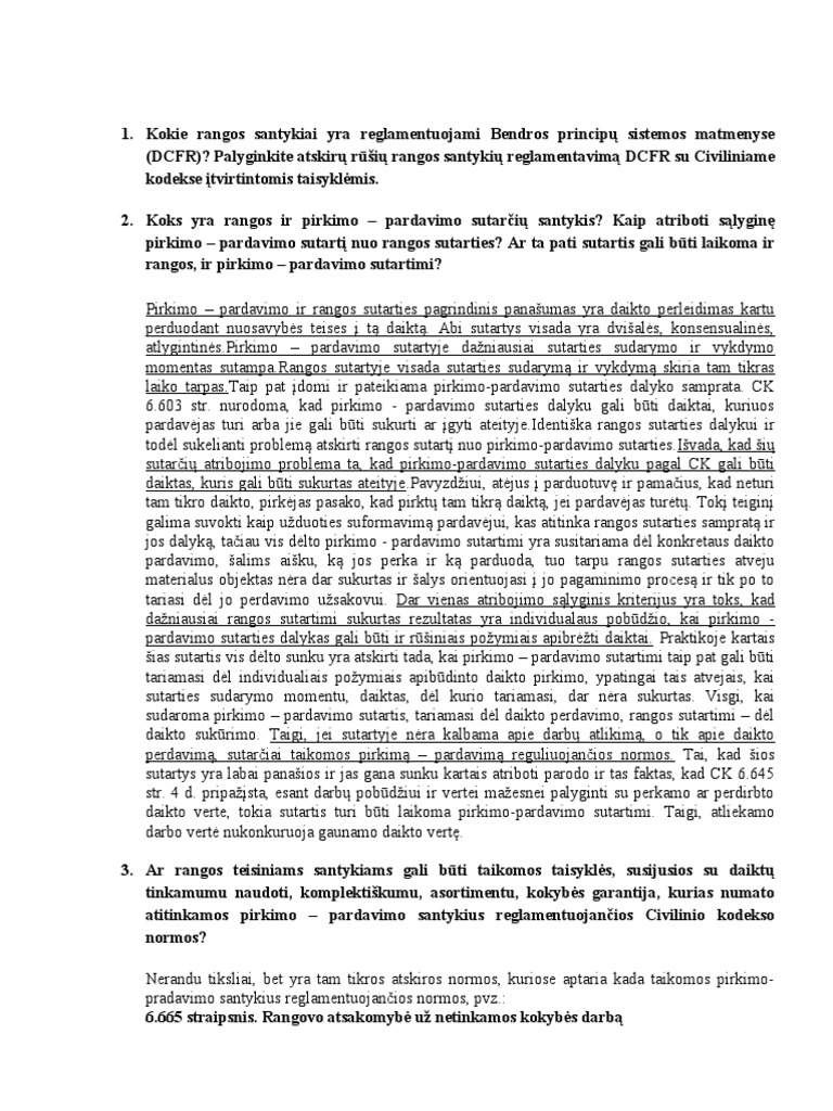 Rangos Sutartis | PDF