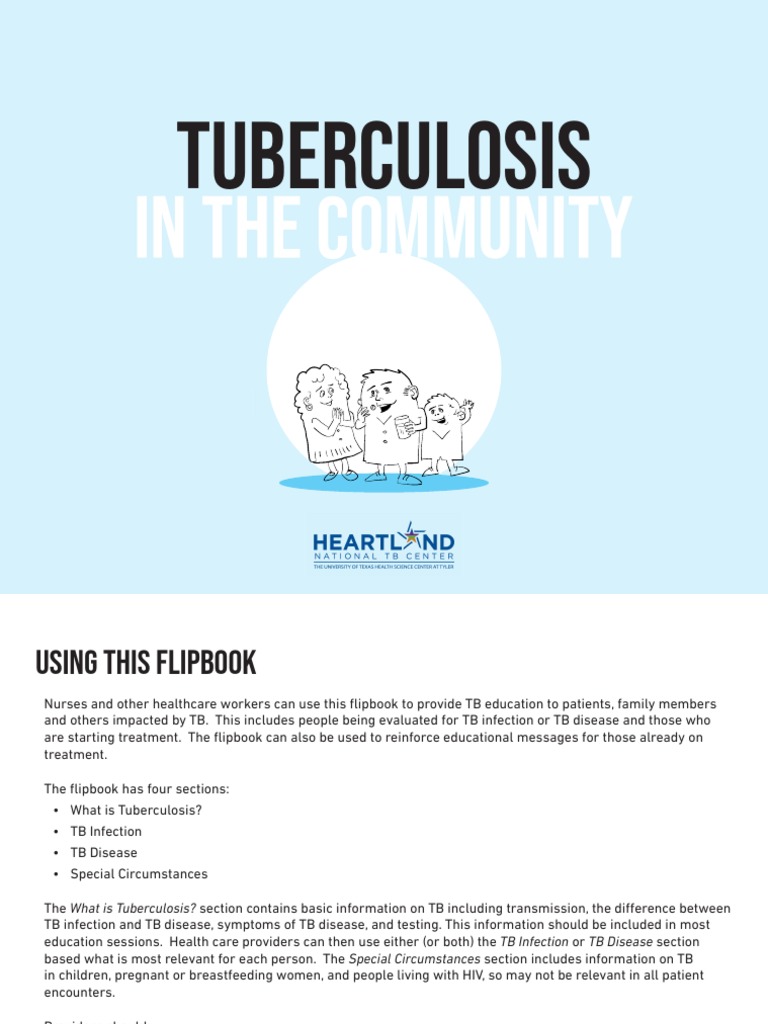 Tuberculosis in The Community Flipbook ENGLISH | PDF | Tuberculosis ...