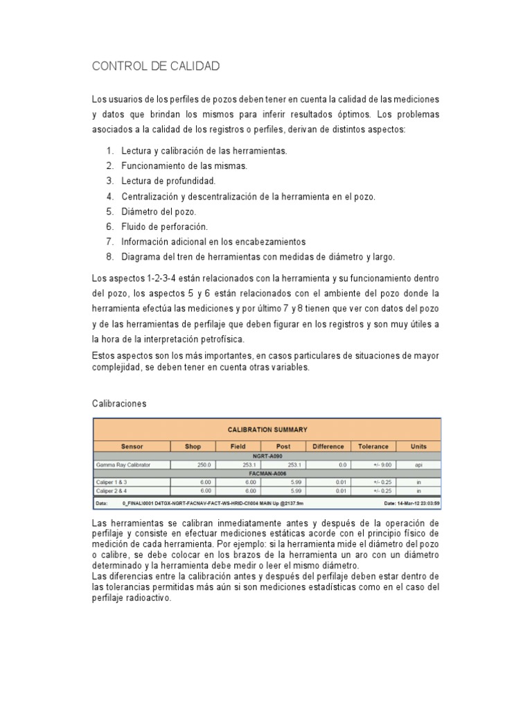 Control de Calidad | PDF | Tecnología