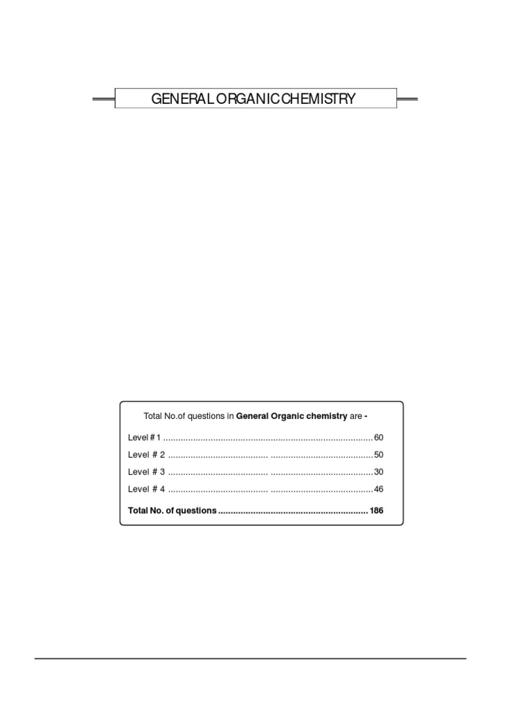 Basic Concept in Org. Chem - Exercise-Eng Module-4 | PDF | Molecules ...