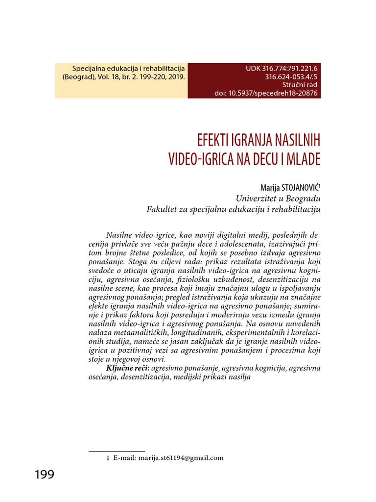 Stojanovic, 2019 | PDF