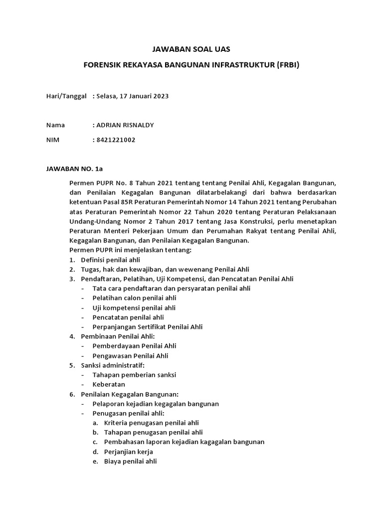 Adrian Risnaldy - 8421221002 - UAS - FRBI | PDF