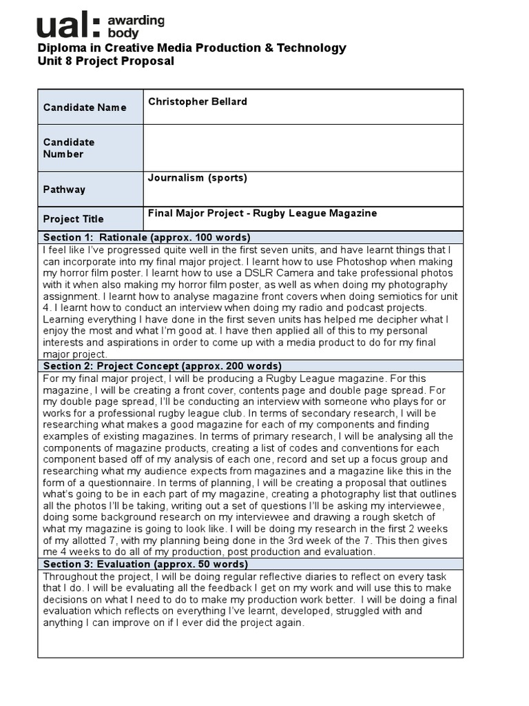 Project Proposal Template | PDF | Laptop | Telephone