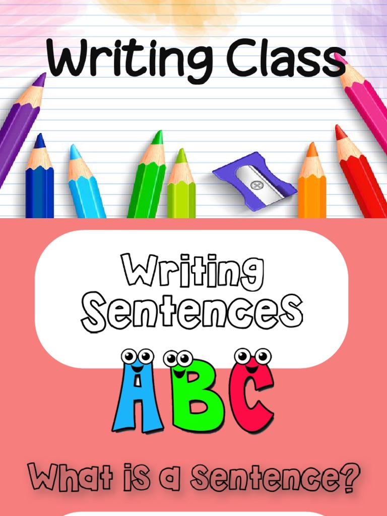 Writing Simple Sentences | PDF
