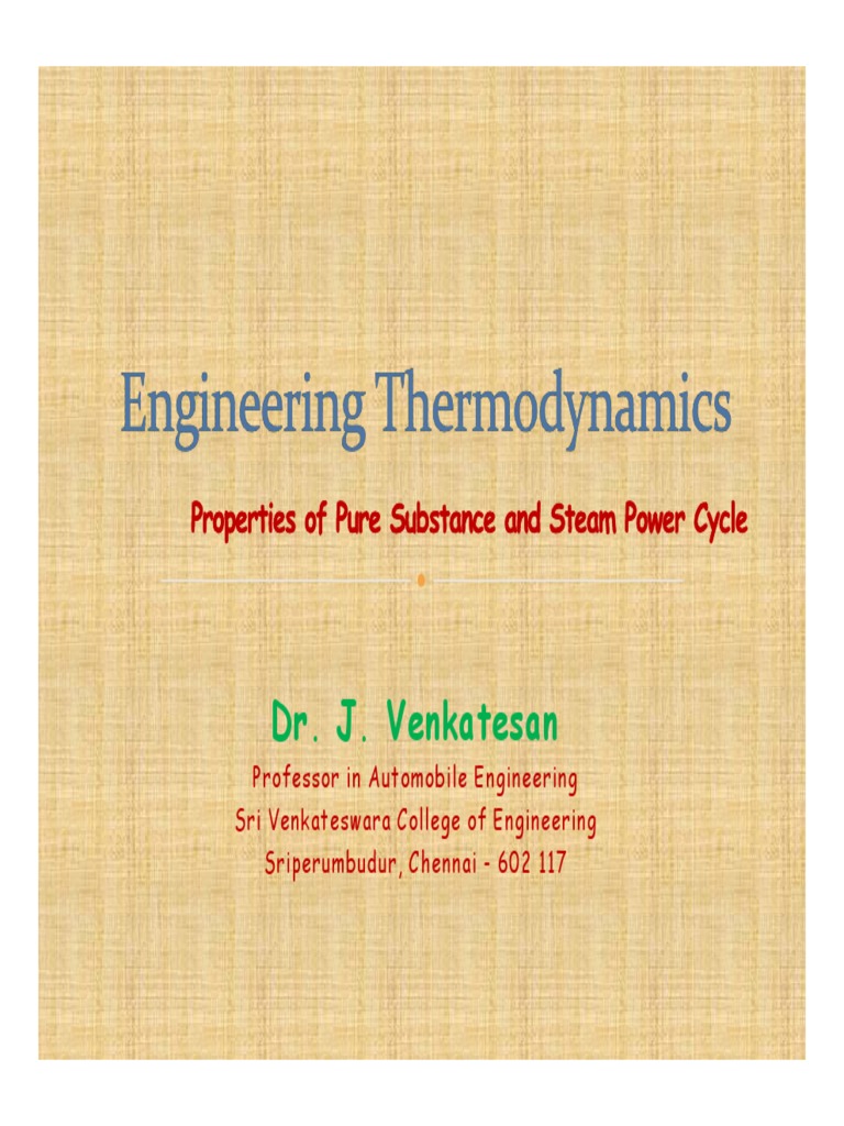 Thermodynamics 1 | PDF | Steam | Phase (Matter)