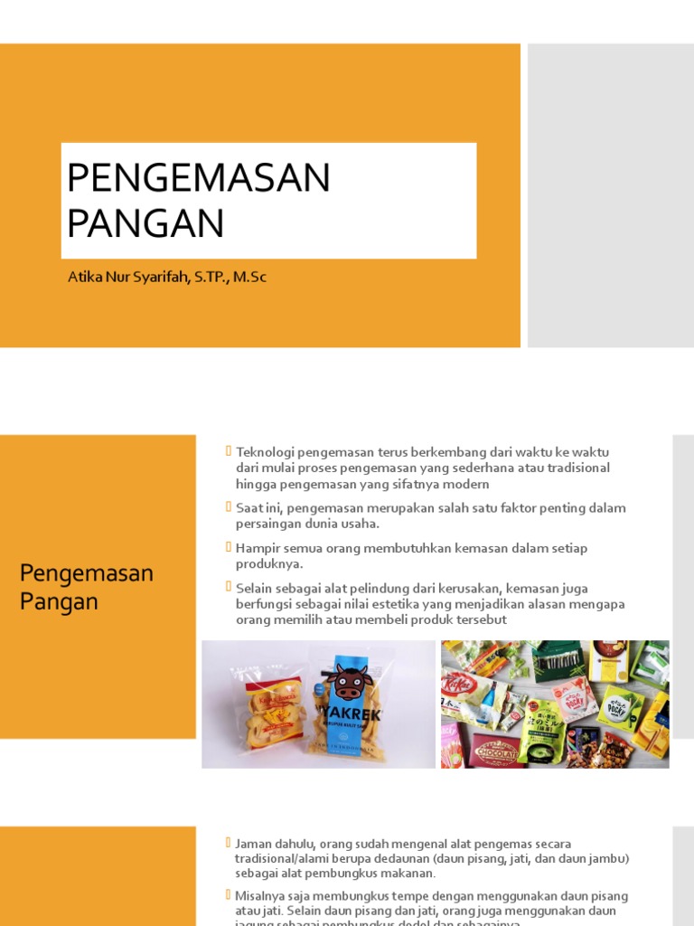 PTP 6 Pengemasan Pangan | PDF