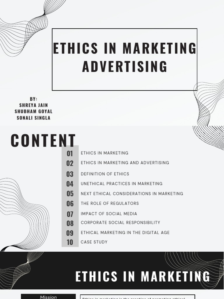 Ethics in Marketing - Advertising | PDF | Marketing | Corporate Social ...