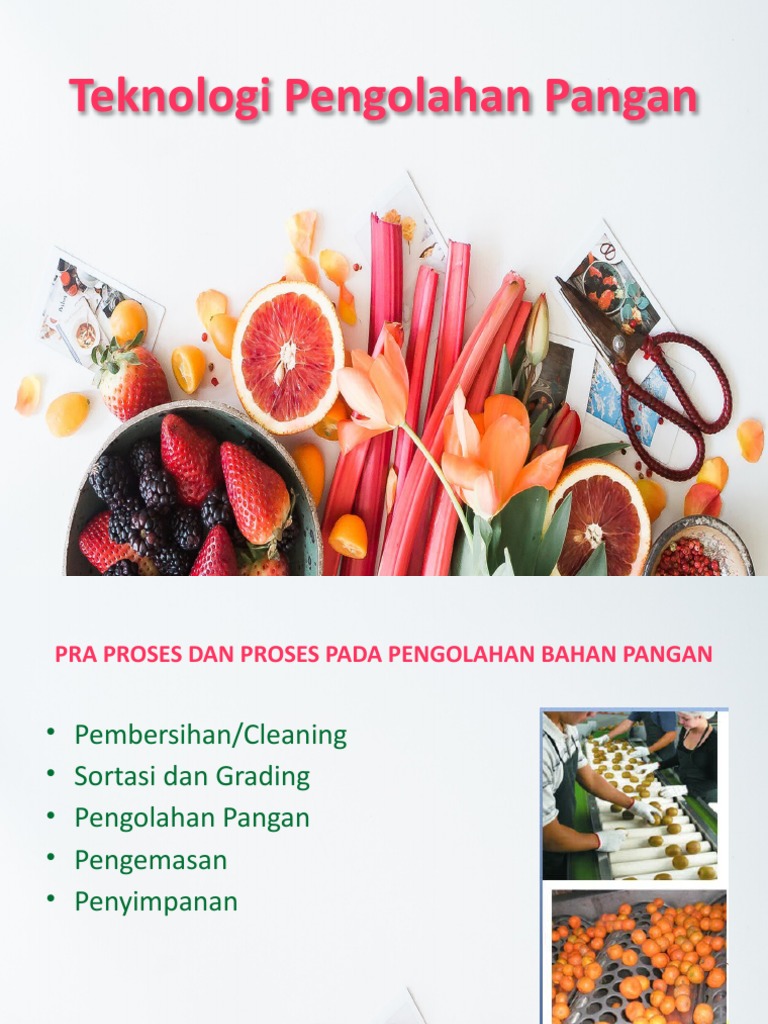 PTP 7 Proses Pengolahan Bahan Pangan | PDF