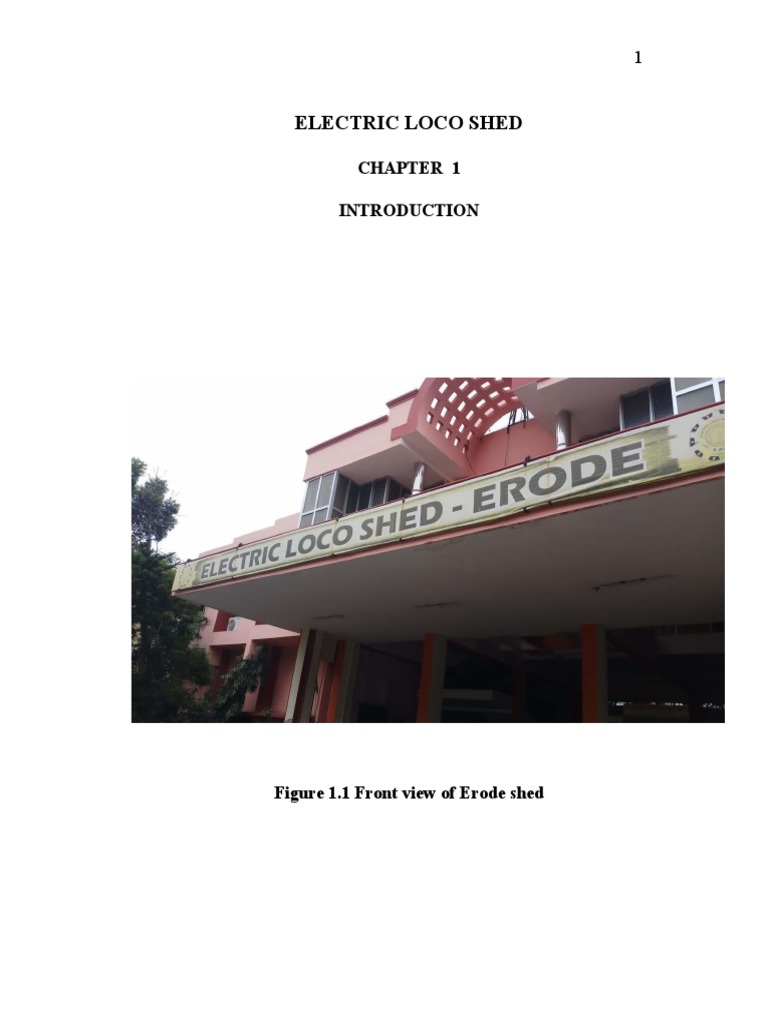 Electric Loco Shed | PDF
