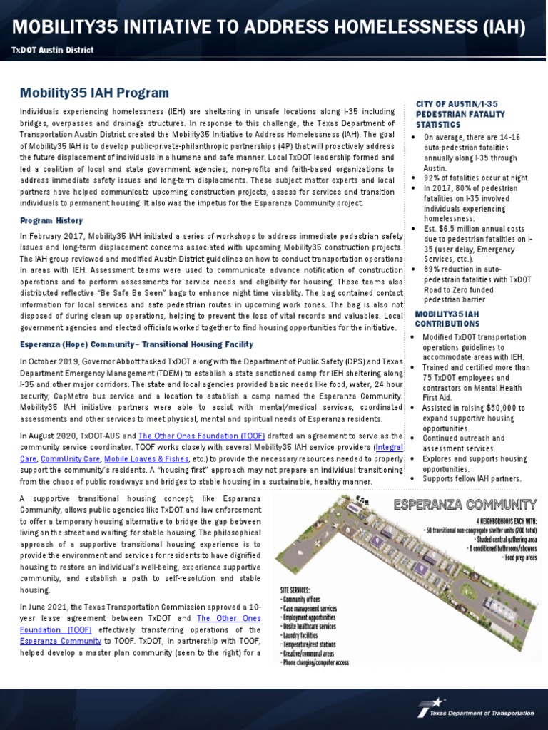 IAH White Paper - v9 | PDF | Pedestrian | Public Utility