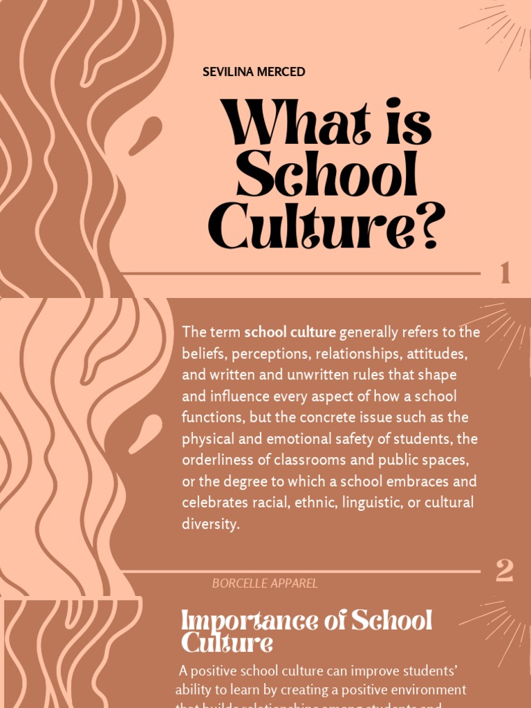 What Is School Culture | PDF | Science & Mathematics
