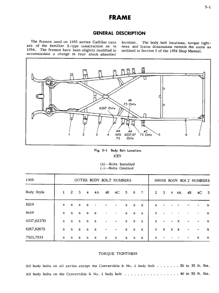 05 1955 CAD-Frame | PDF | Automotive Industry | Cars Of The United States