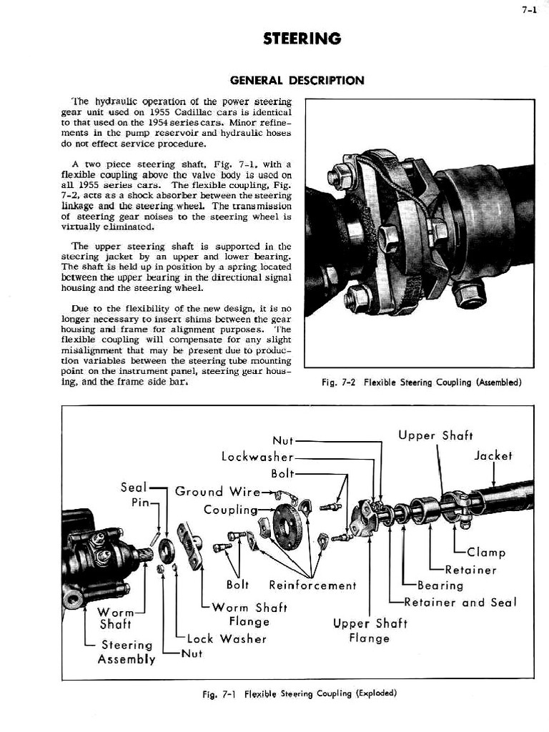 07 1955 CAD-Steering | Download Free PDF | Steering | Gear