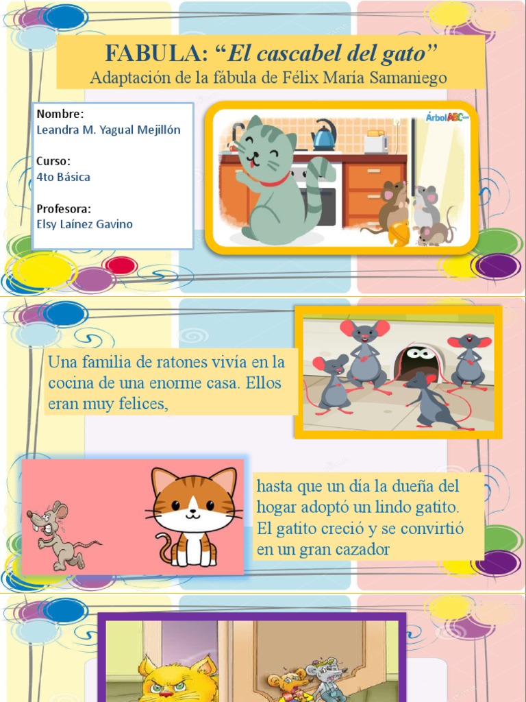 Fabula EL CASCABEL DEL GATO | PDF
