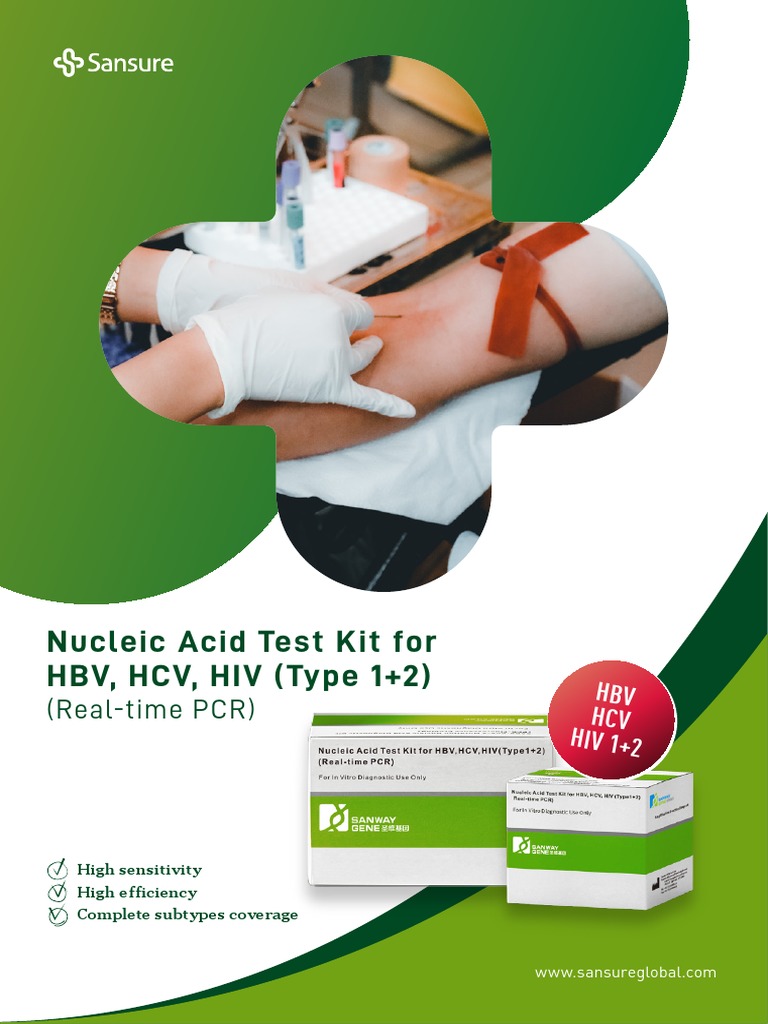 Sansure Flyer C003E HBV HCV HIV 20210928 | PDF | Hiv | Polymerase Chain ...
