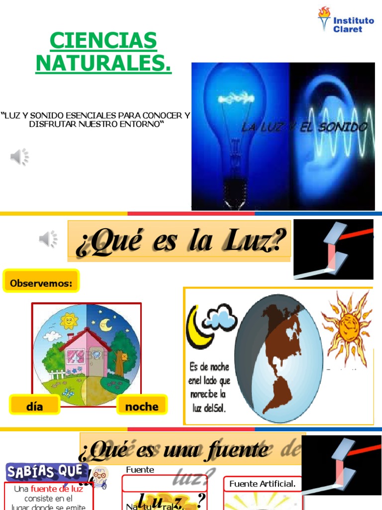 Luz y Sonido Clase Supervisada | PDF | Ligero | Sombra