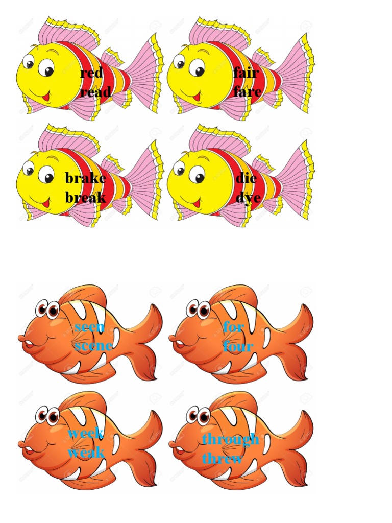 Homonyms Fish | PDF