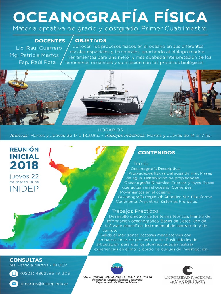 Oceanografia Fisica - Afiche A3 | PDF