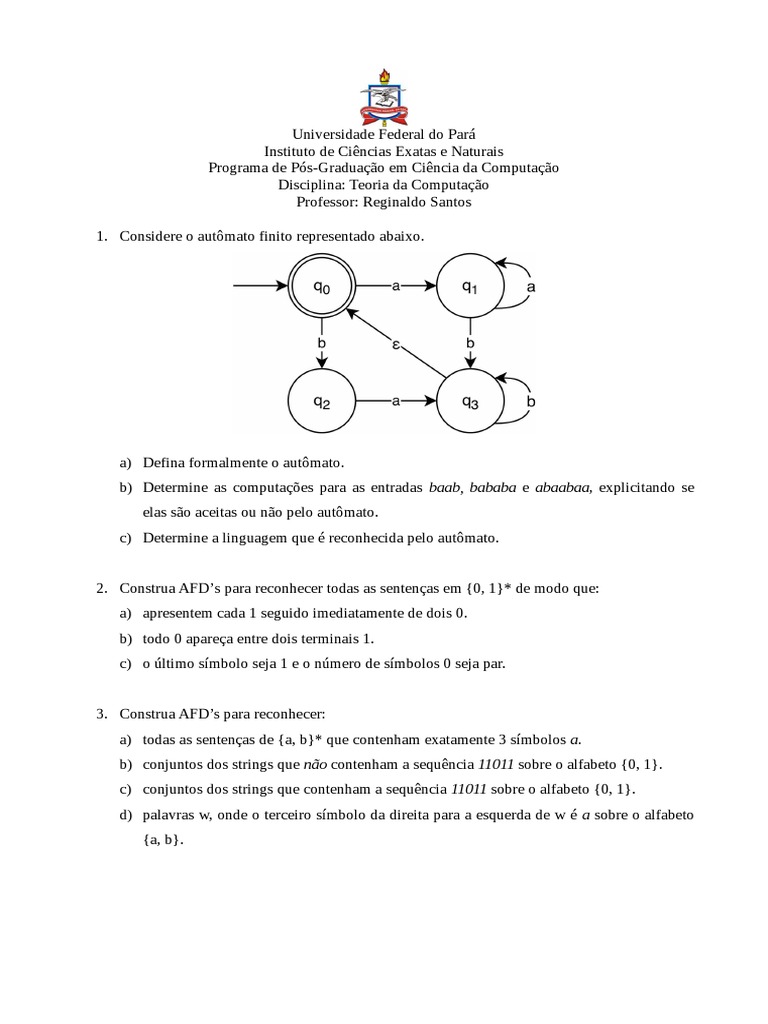 6 Gramatica Regular Automato | PDF