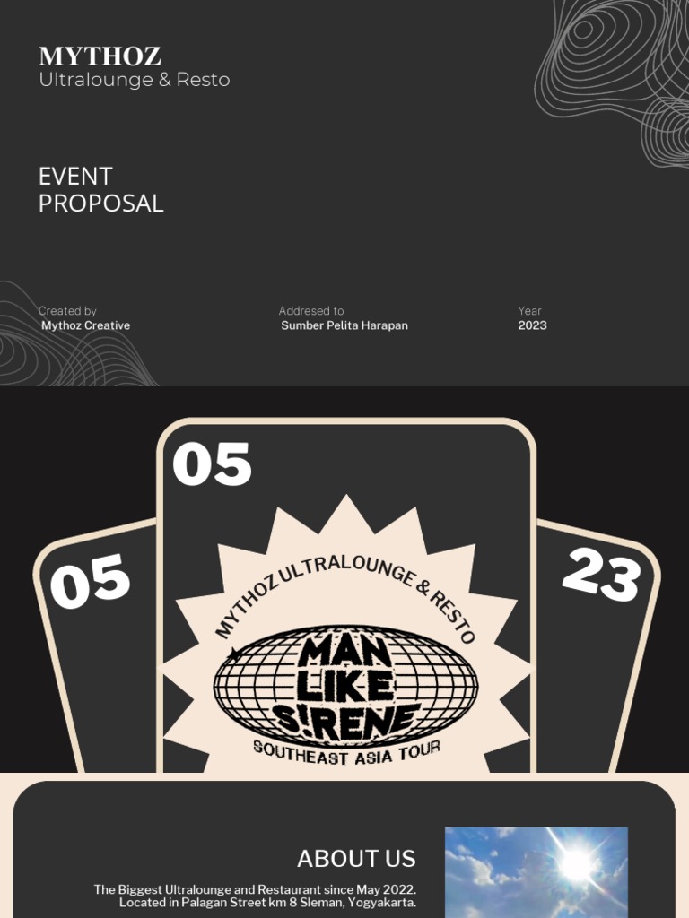 PROPOSAL Man Like S!RENE Southeast Asia Tour | PDF | Marketing | Mass Media