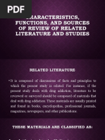 Difference Between Related Literature and Related Studies: By: Ricca G ...