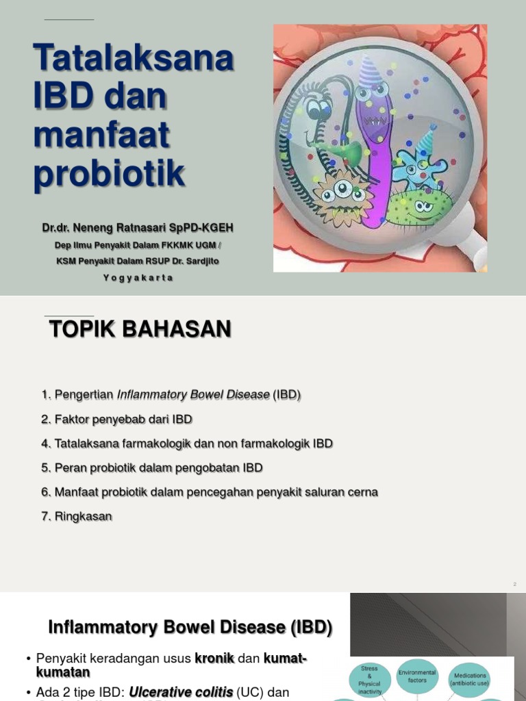 Materi Narasumber 1-Tatalaksana IBD Dan Manfaat Probiotik | PDF
