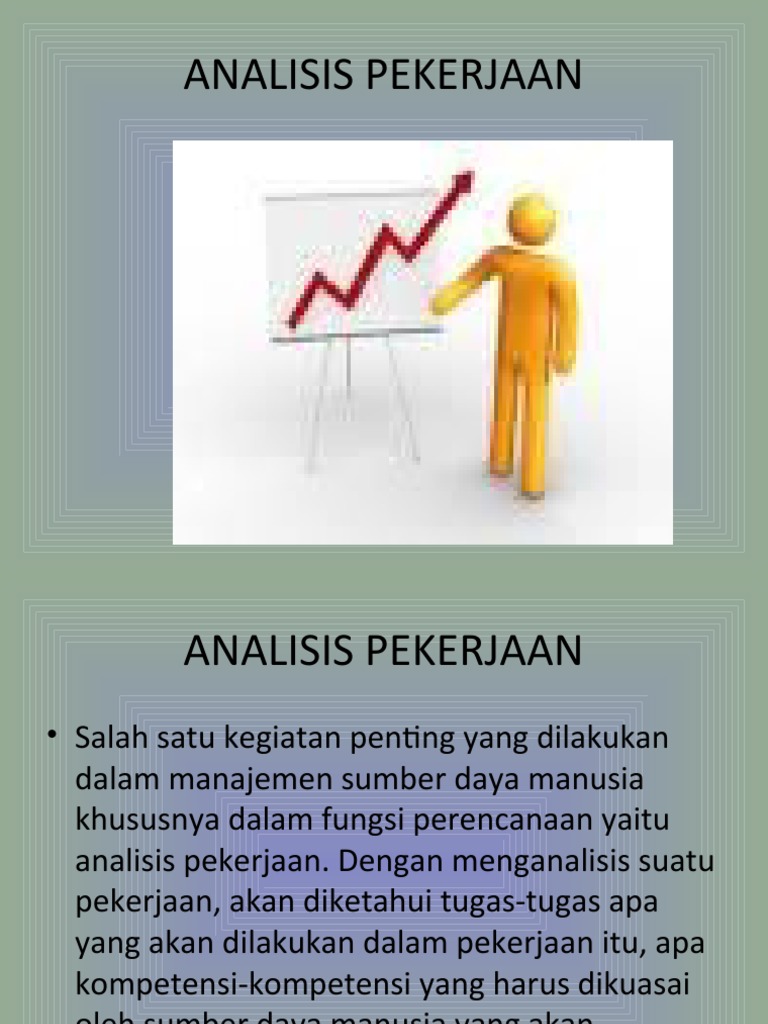 Analisis Pekerjaan | PDF | Karier & Perkembangan