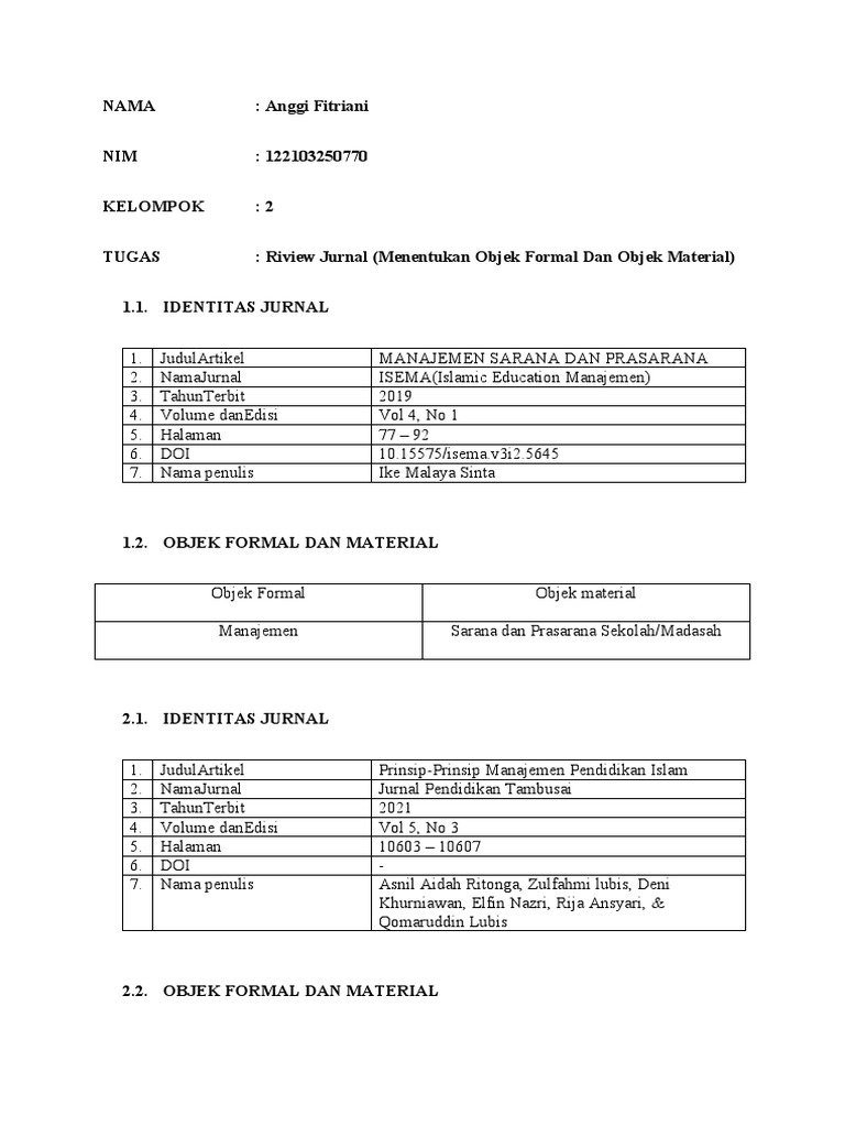 Riview Jurnal Anggi | PDF