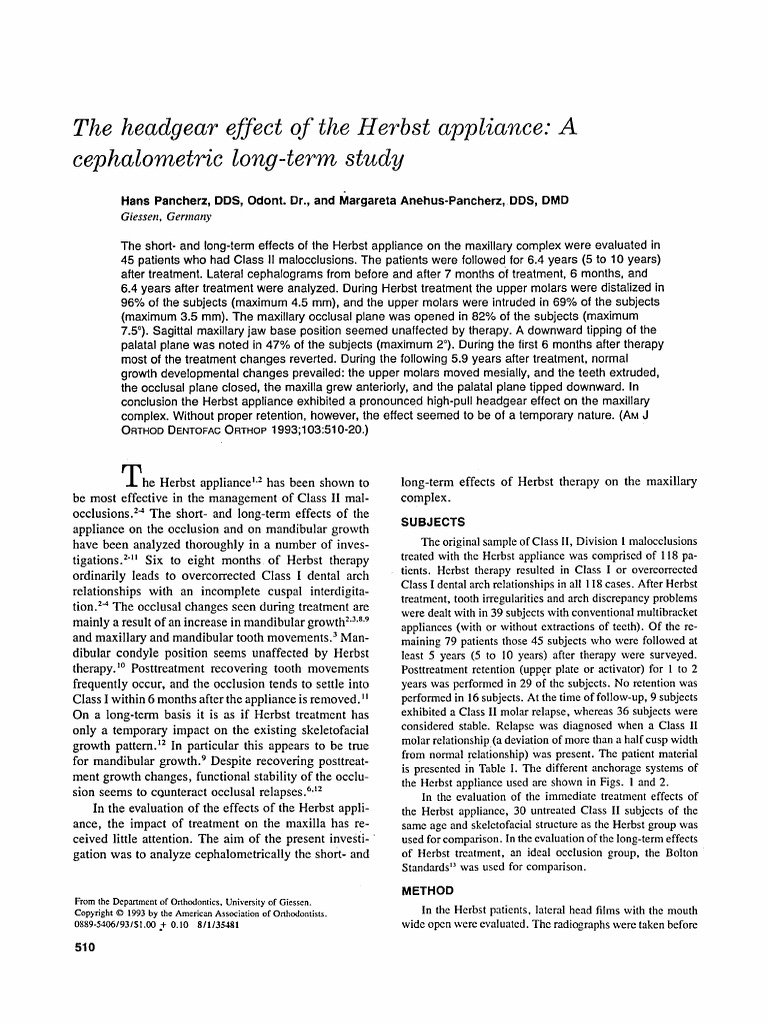 The Headgear Effect | PDF