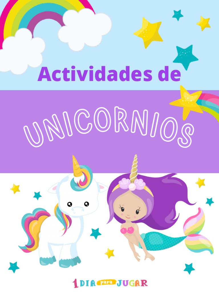 Actividades de Unicornios 2 | PDF | Color | Rojo