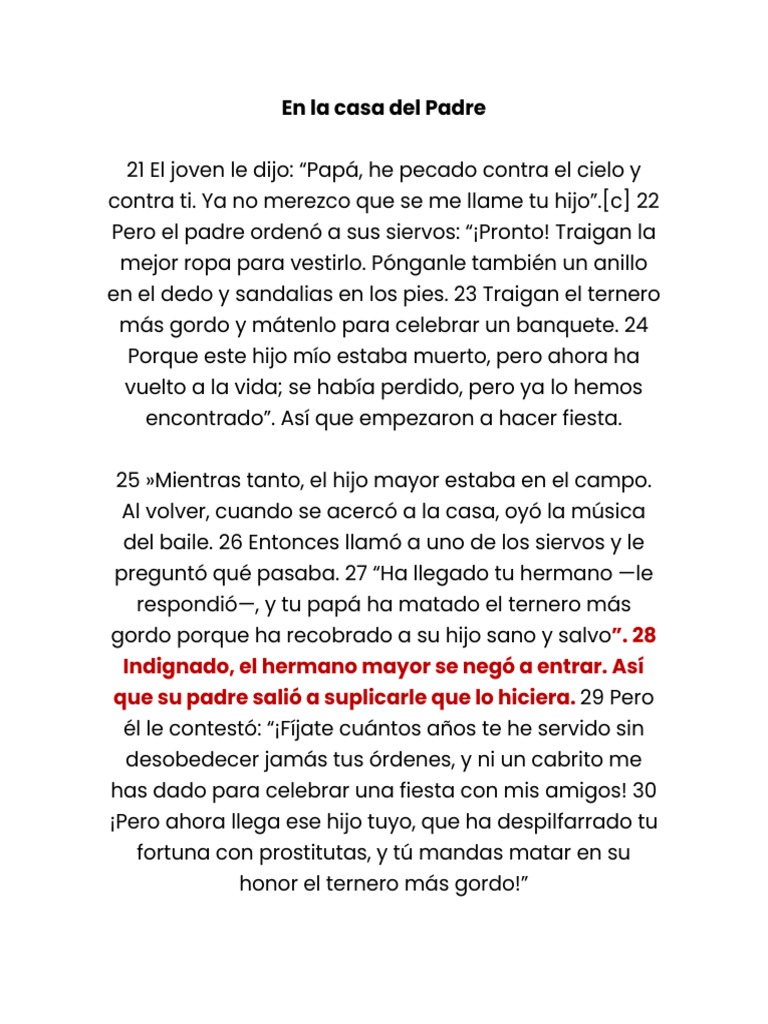 En La Casa Del Padre | PDF