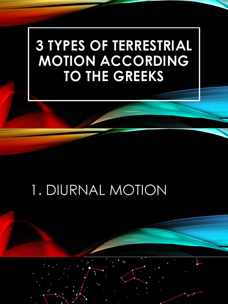 3 Types of Terrestrial Motion According To The Greeks | PDF | Social ...