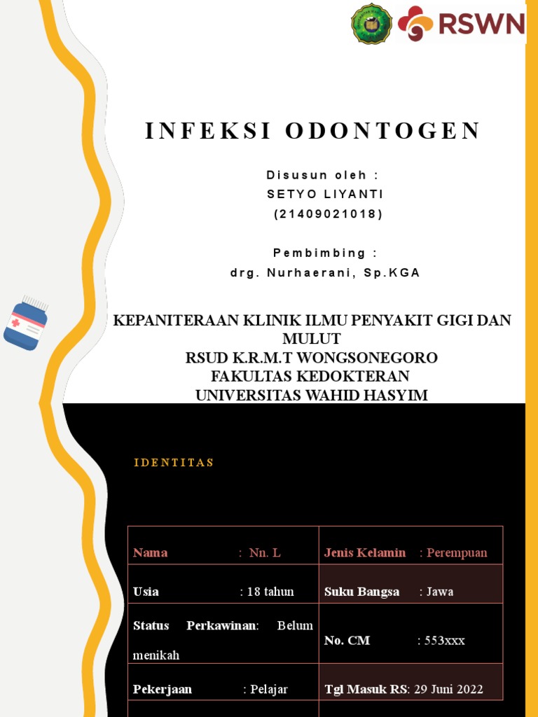 Infeksi Odontogenik Mahasiswa | PDF