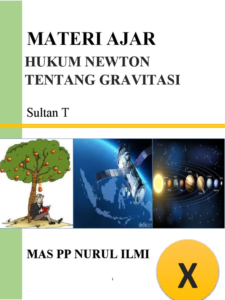 Hukum Newton dan Gravitasi Kelas X | PDF | Ilmu Sosial | Metode & Bahan ...