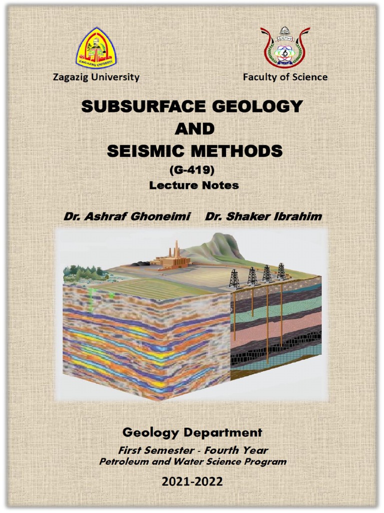 Subsurface and Seismic Methods | PDF | Stress (Mechanics) | Reflection ...