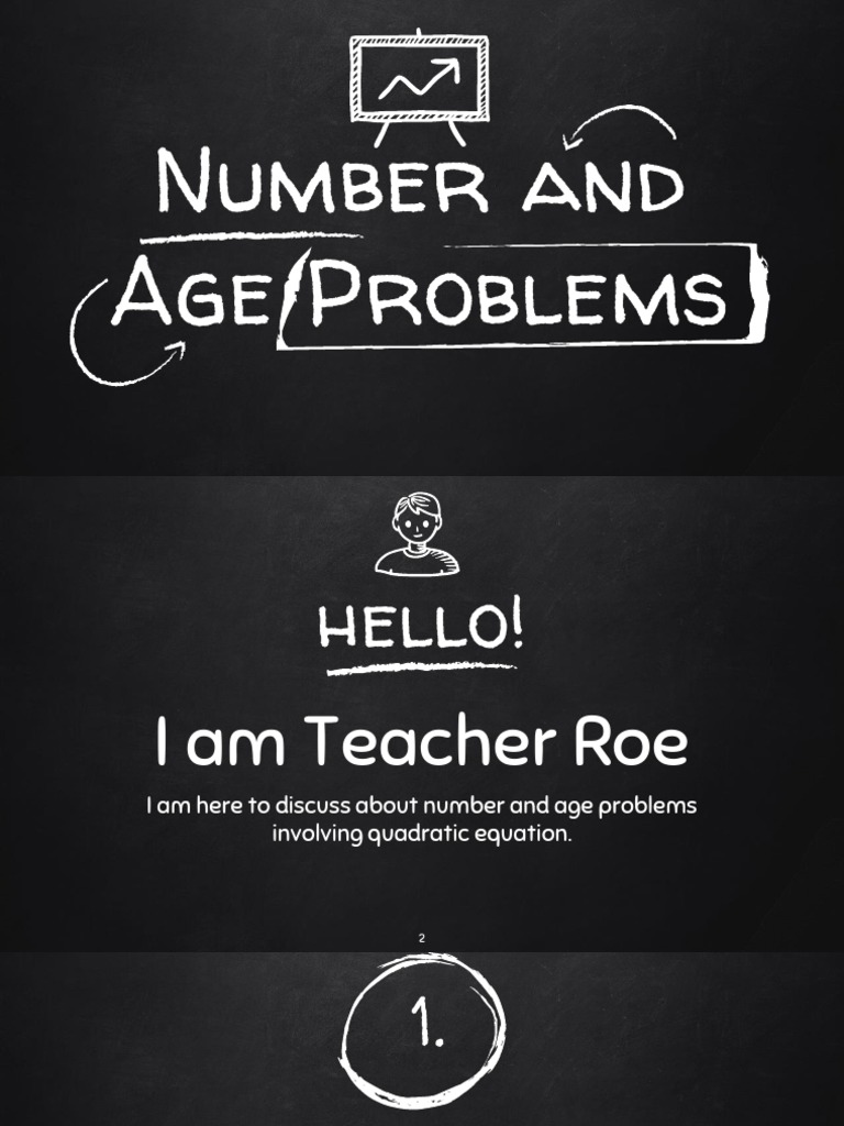 Age and Number Problem Involving Quadratic Equation | Download Free PDF ...