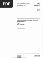 Iso 14644 | PDF | International Organization For Standardization