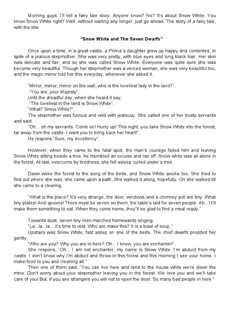 Snow White Download Free Pdf Snow White