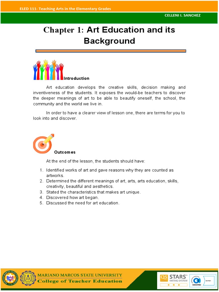 Teaching Arts in Elementary Education | PDF | The Arts | Creativity