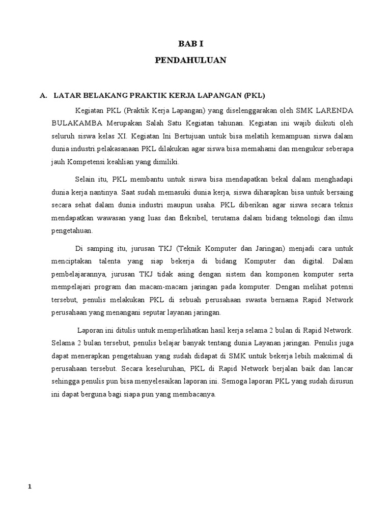 Laporan PKL di PT Media Cepat Indonesia | PDF
