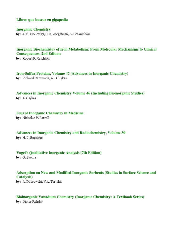 J. H. Holloway, C. K. Jorgensen, K. Schwochau | PDF | Bioinorganic ...