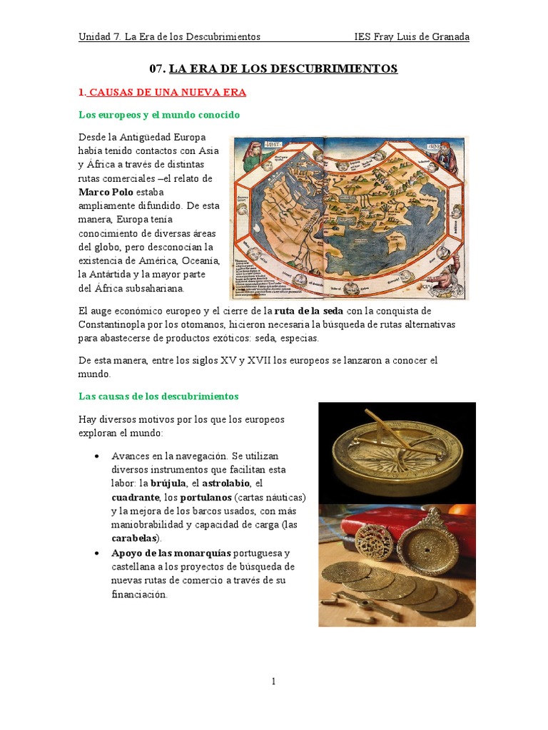 La Era de los Descubrimientos | PDF | Exploración | Edad del descubrimiento