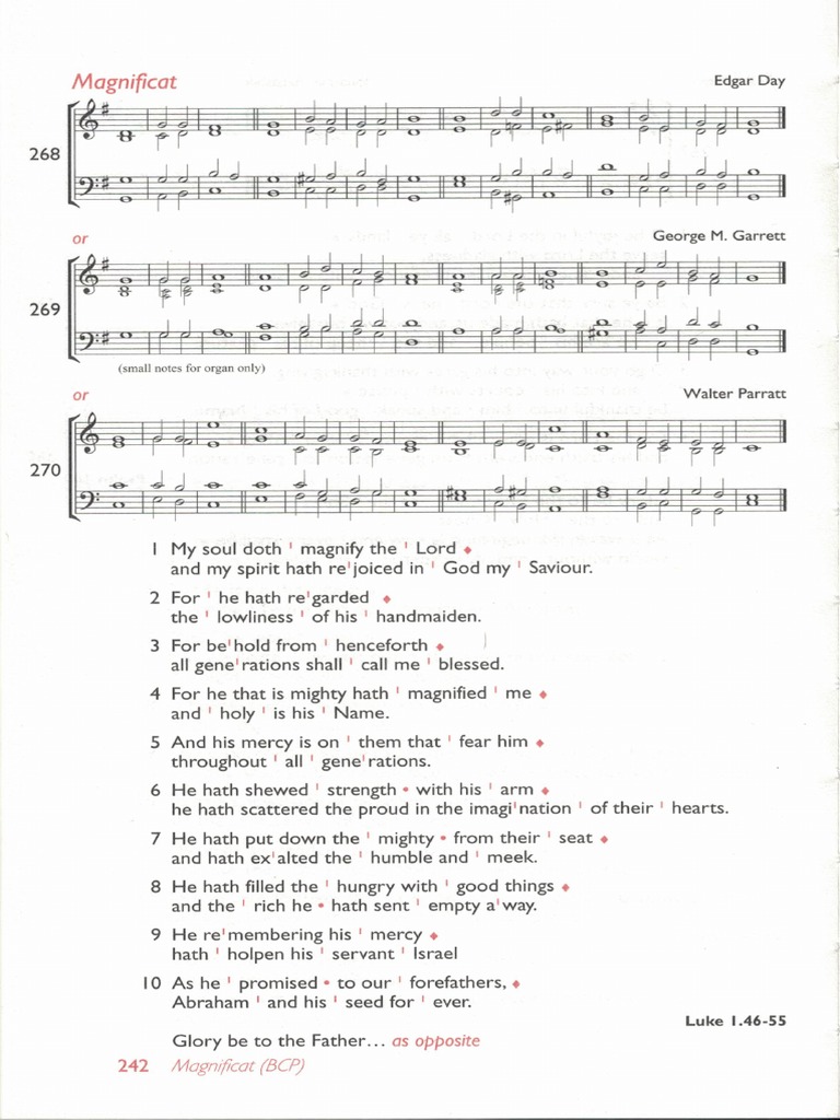 Magnificat New Pointing | PDF