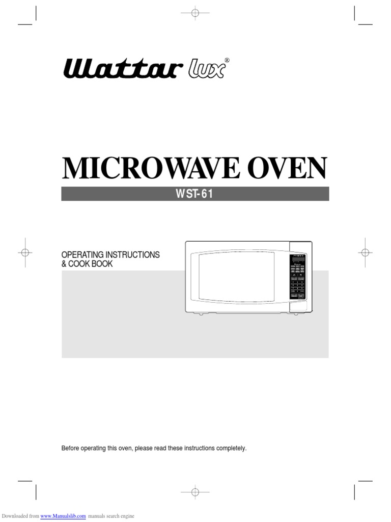 وتار مايكروويف | PDF | Ac Power Plugs And Sockets | Oven