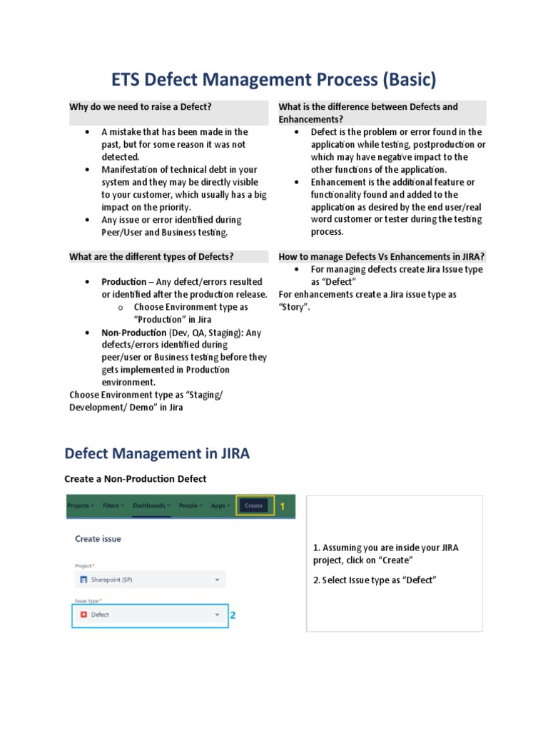 Defect Management V1 | PDF | Information Technology Management | Computing