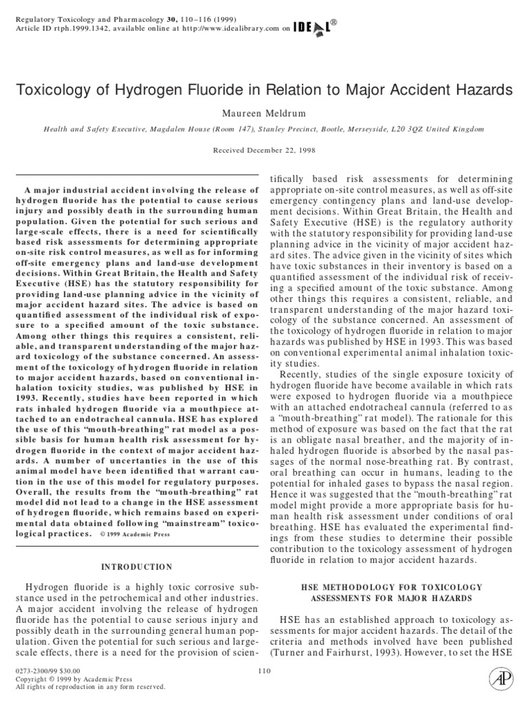 Toxicologie HF | PDF | Toxicity | Toxicology
