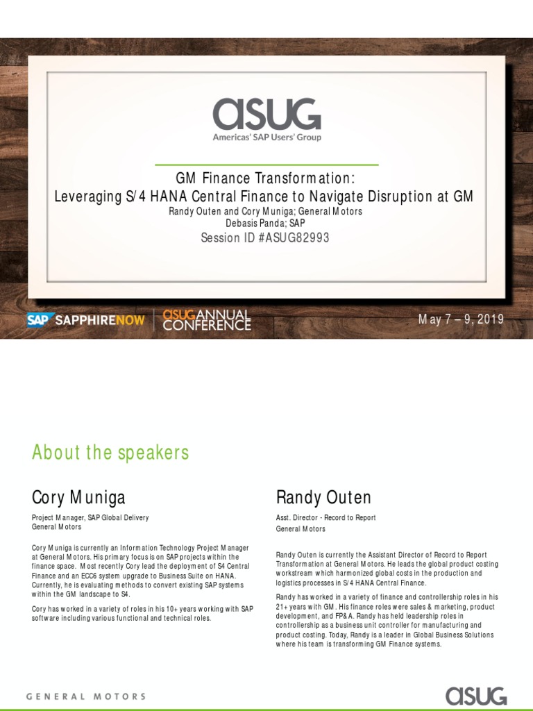 GM Finance Transformation with S/4 HANA | PDF | General Motors | Innovation