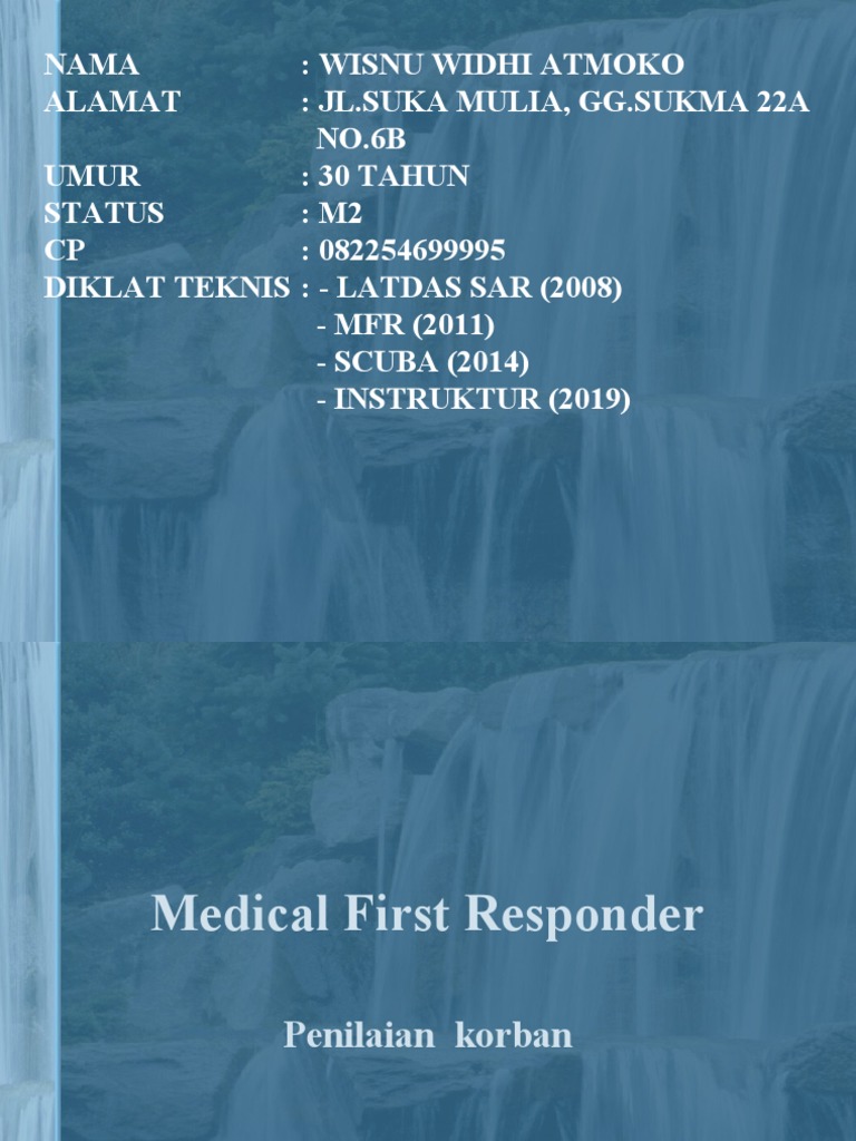 PP - MFR Modul II-1penilaian Korban (NATUNA) | PDF