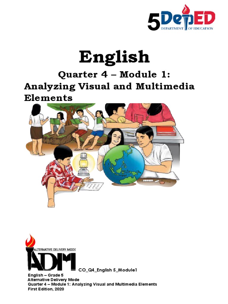 ENGLISH5 Q4 Module1 Analyzing-Visual-and-Multimedia-elements With ...